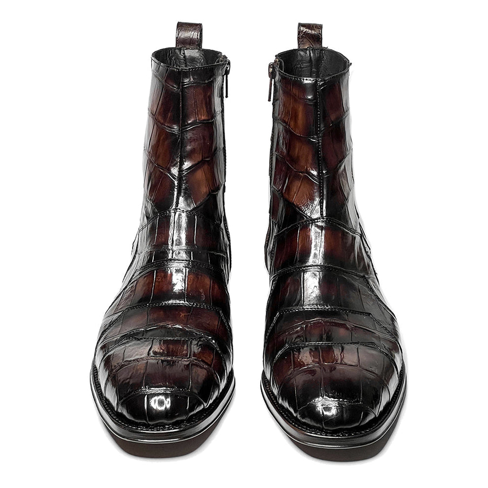 BROWN CROCO EDWARD – BLACK LINE