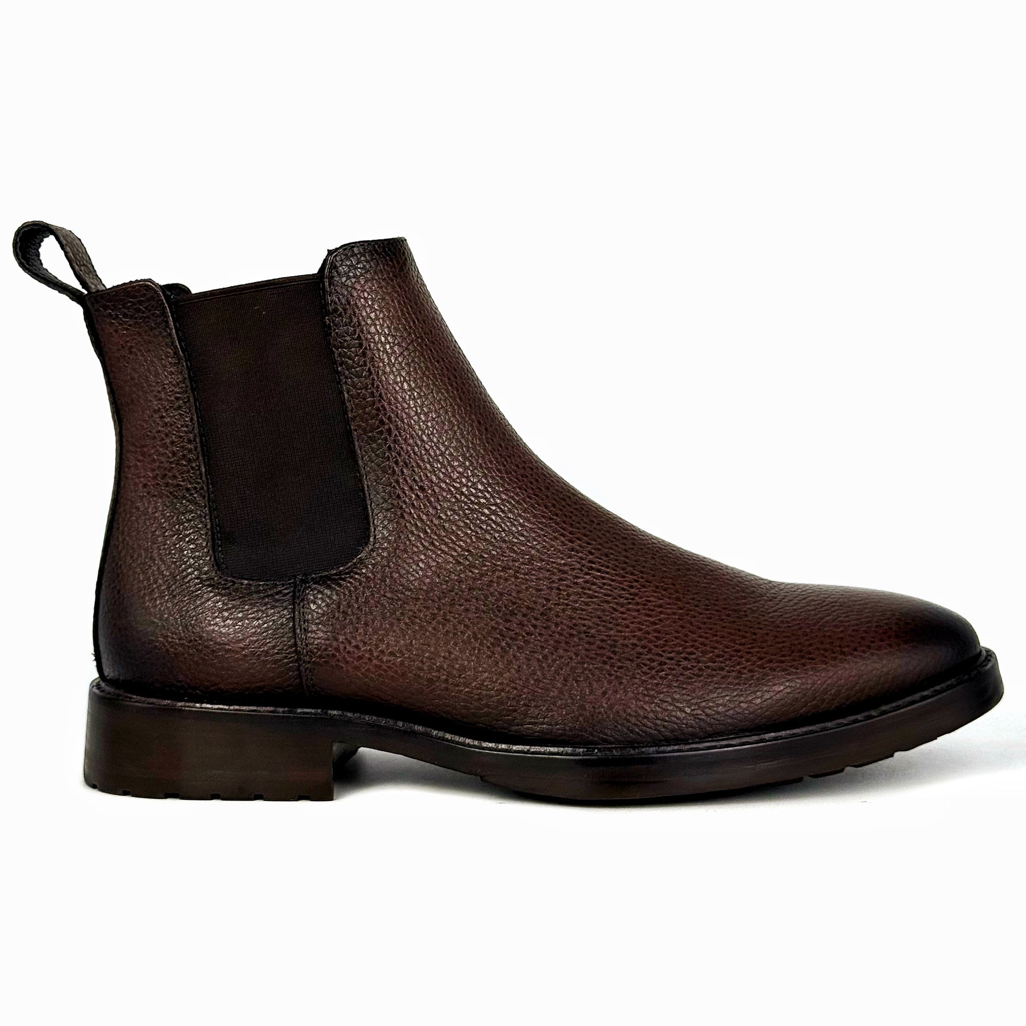 SAMUEL CHELSEA FLOATER BROWN (TRACK) – BLACK LINE